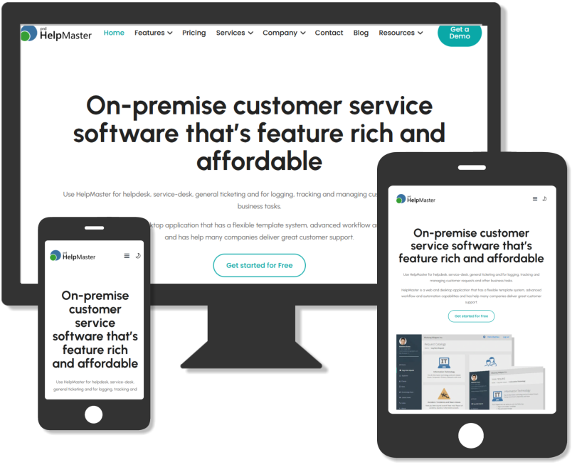 New website for HelpMaster